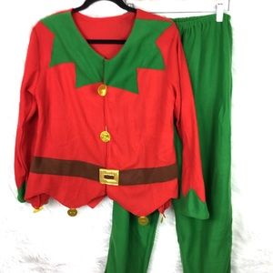 era spooky | Other | Era Spooky Elf Costume Red Green Halloween ...